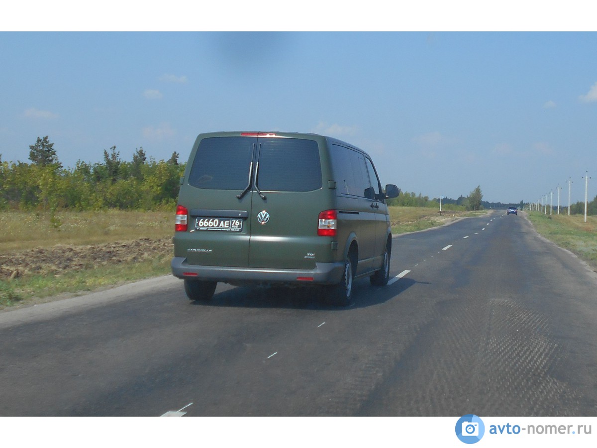 "6660 ае 76" photos Volkswagen Caravelle. Russia