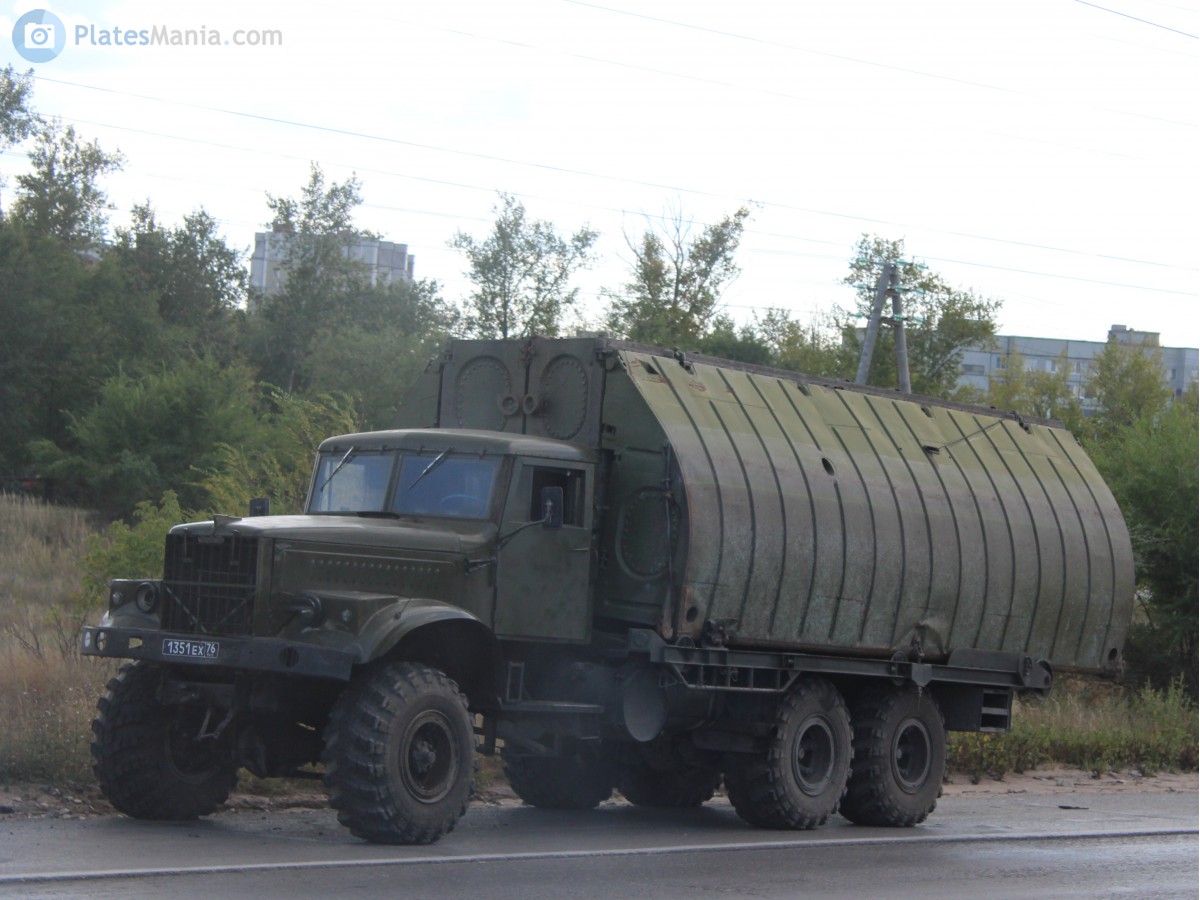 "1351 ех 76" photos KrAZ 255. Russia