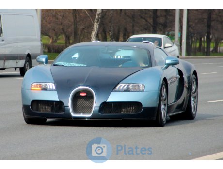 м095мм197, Bugatti Veyron (Moscow City) License plate Russia