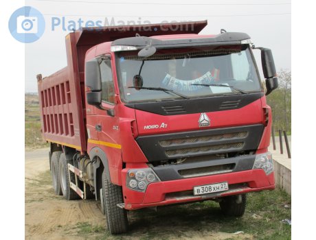 "в 308 хн 27" photos CNHTC (Sinotruk) Howo A7. Russia