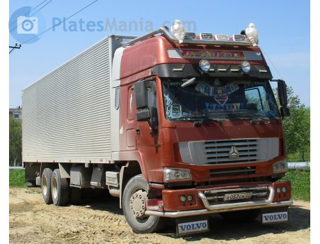 в057ск27, CNHTC (Sinotruk) Howo 7-Series (Khabarovsk Krai) License ...