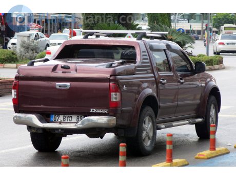 07 BYD 89, Isuzu D-Max (Antalya) License plate of Turkey
