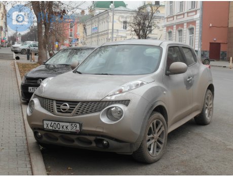 х400кк59, Nissan Juke (Perm Krai) License plate Russia