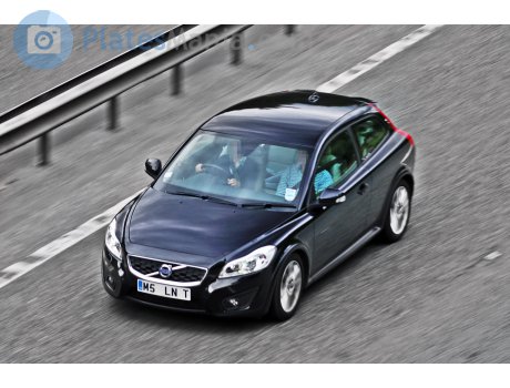 M5 LNT, Volvo C30 (Shrewsbury) License plate of the United Kingdom