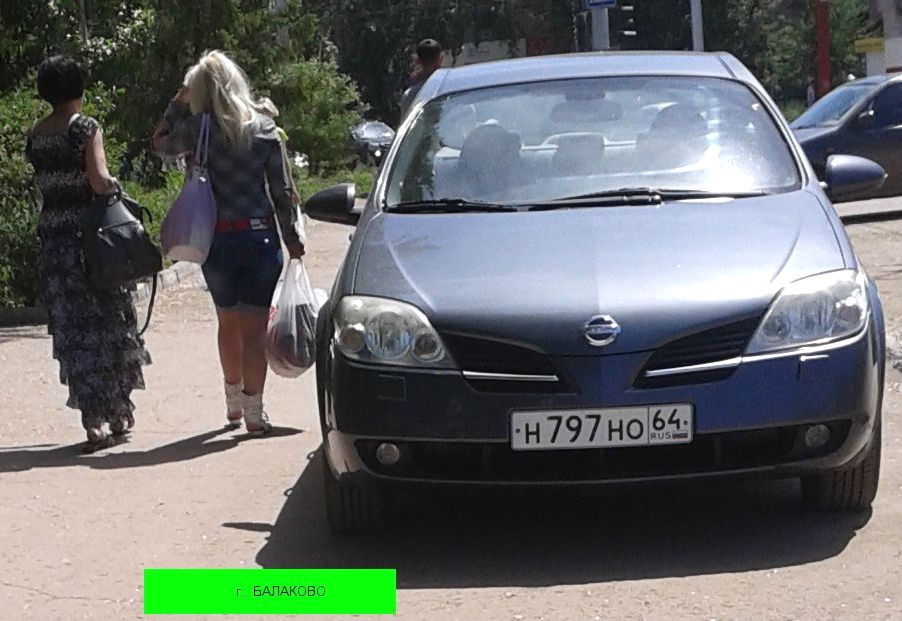 "н 797 но 64" photos Nissan Primera. Russia