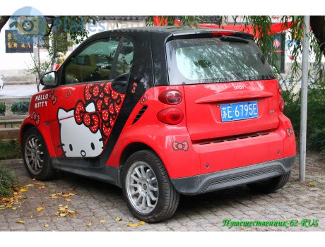 苏E·6795E, Smart ForTwo (Suzhou Prefectural City) License plate of China
