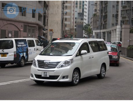 FY 118, Toyota Alphard , License plate of Hong Kong