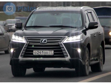 о251оо77, Lexus LX (Moscow City) License plate Russia