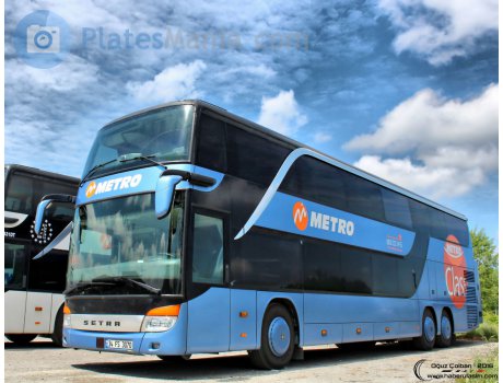 34 FS 3070, Setra 400-Series (İstanbul) License plate of Turkey