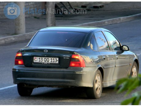 13 QQ 113, Opel Vectra , License plate of Armenia
