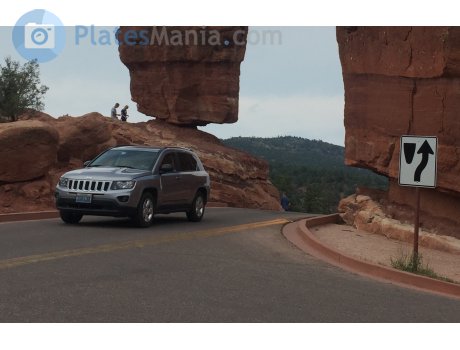 158-LYK, Jeep Compass (Nevada) License plate of the USA