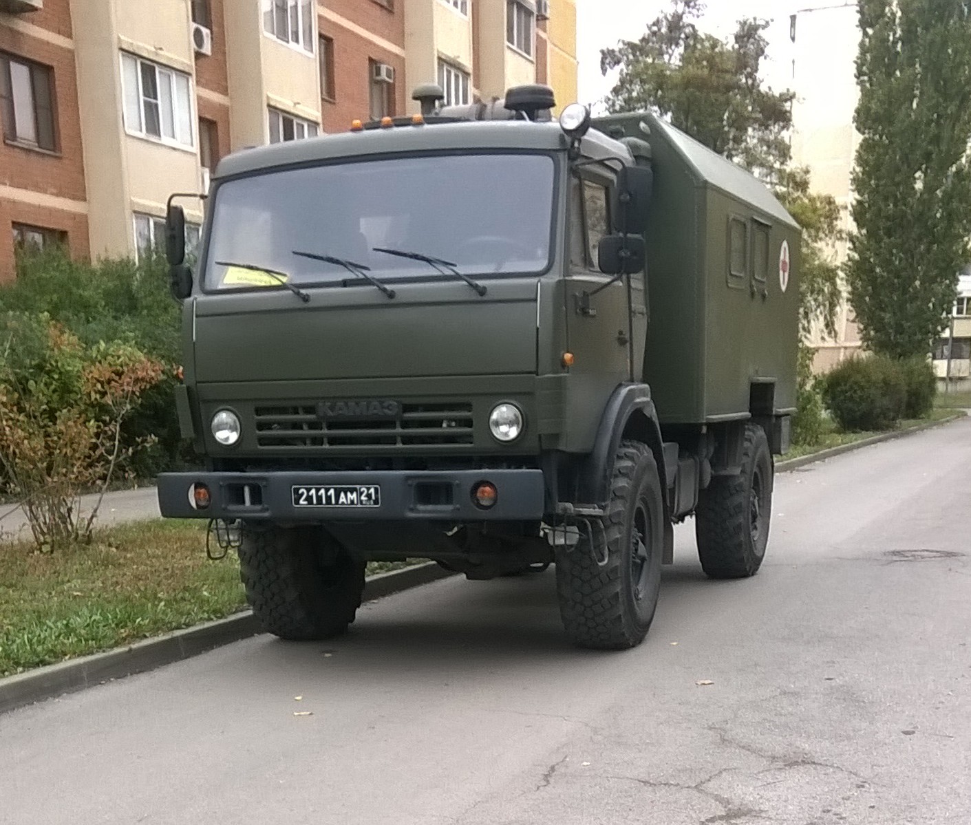 "2111 ам 21" photos KamAZ 4350. Russia