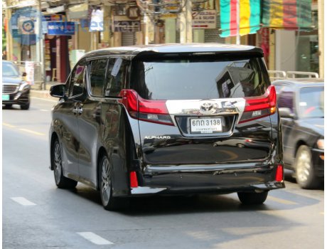 6กถ 3138, Toyota Alphard (Bangkok) License plate of Thailand