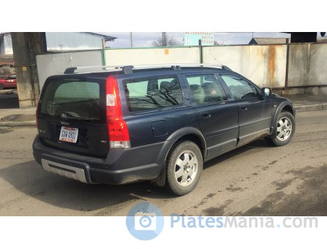 GXW 4801, Volvo XC70 (Ohio) License plate of the USA