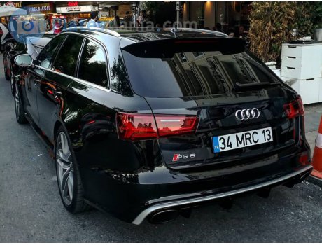 34 MRC 13, Audi RS6 (İstanbul) License plate of Turkey