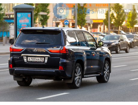 а100аа50, Lexus LX (Moscow Oblast) License plate Russia