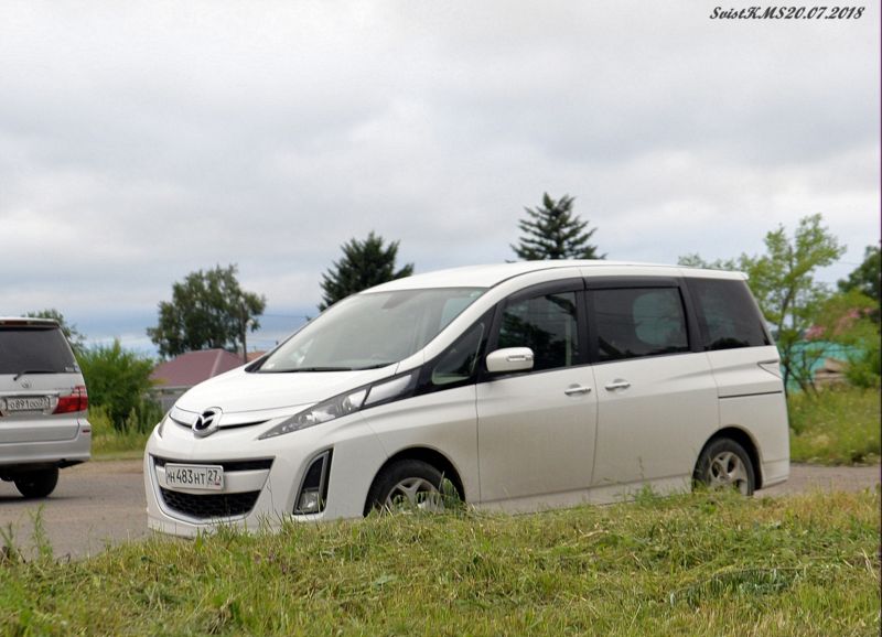 "н 483 нт 27" photos Mazda Biante. Russia