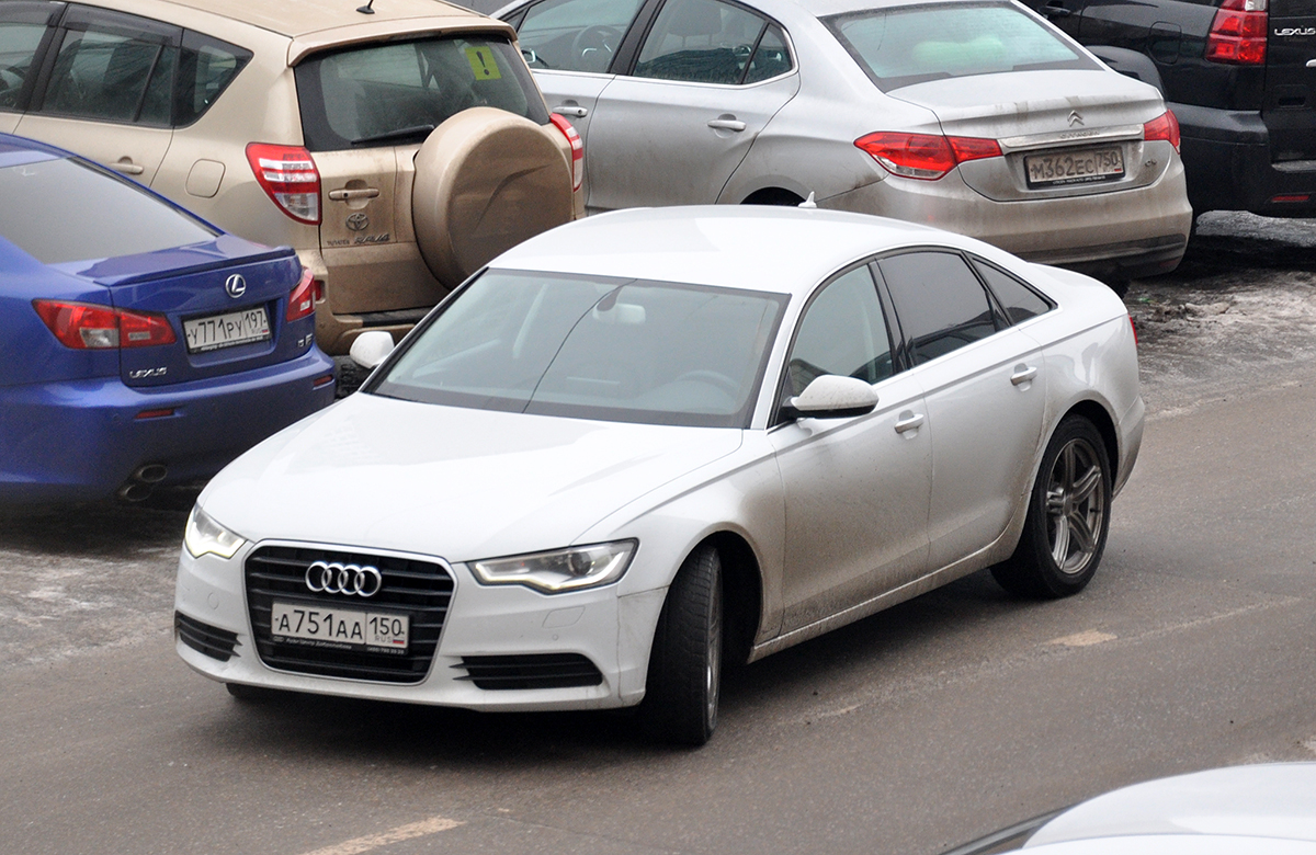 "а 751 аа 150" photos Audi A6. Russia