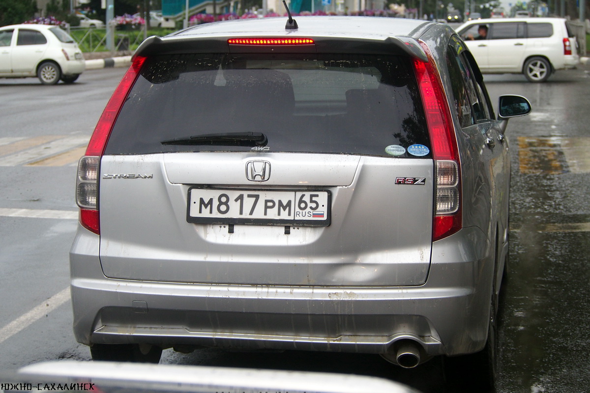 "м 817 рм 65" photos Honda Stream. Russia