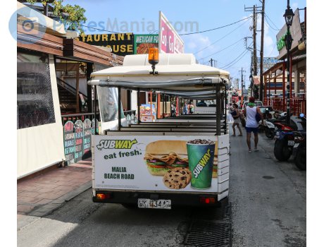 HKH-3447, Dotto Trains (Heraklion) License plate of Greece