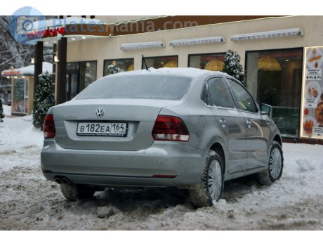 в182еа164, Volkswagen Polo (Saratov Oblast) License plate Russia