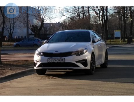 о999ов98, Kia Optima (St. Petersburg City) License plate Russia