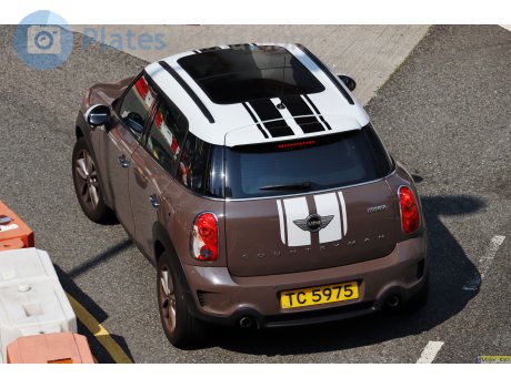 TC 5975, MINI Countryman , License plate of Hong Kong