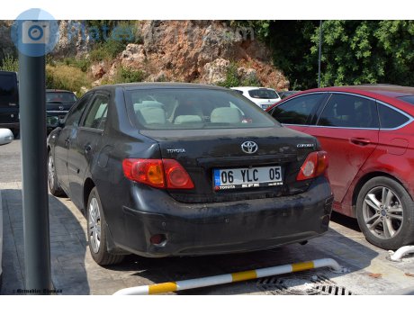 06 YLC 05, Toyota Corolla (Ankara) License plate of Turkey