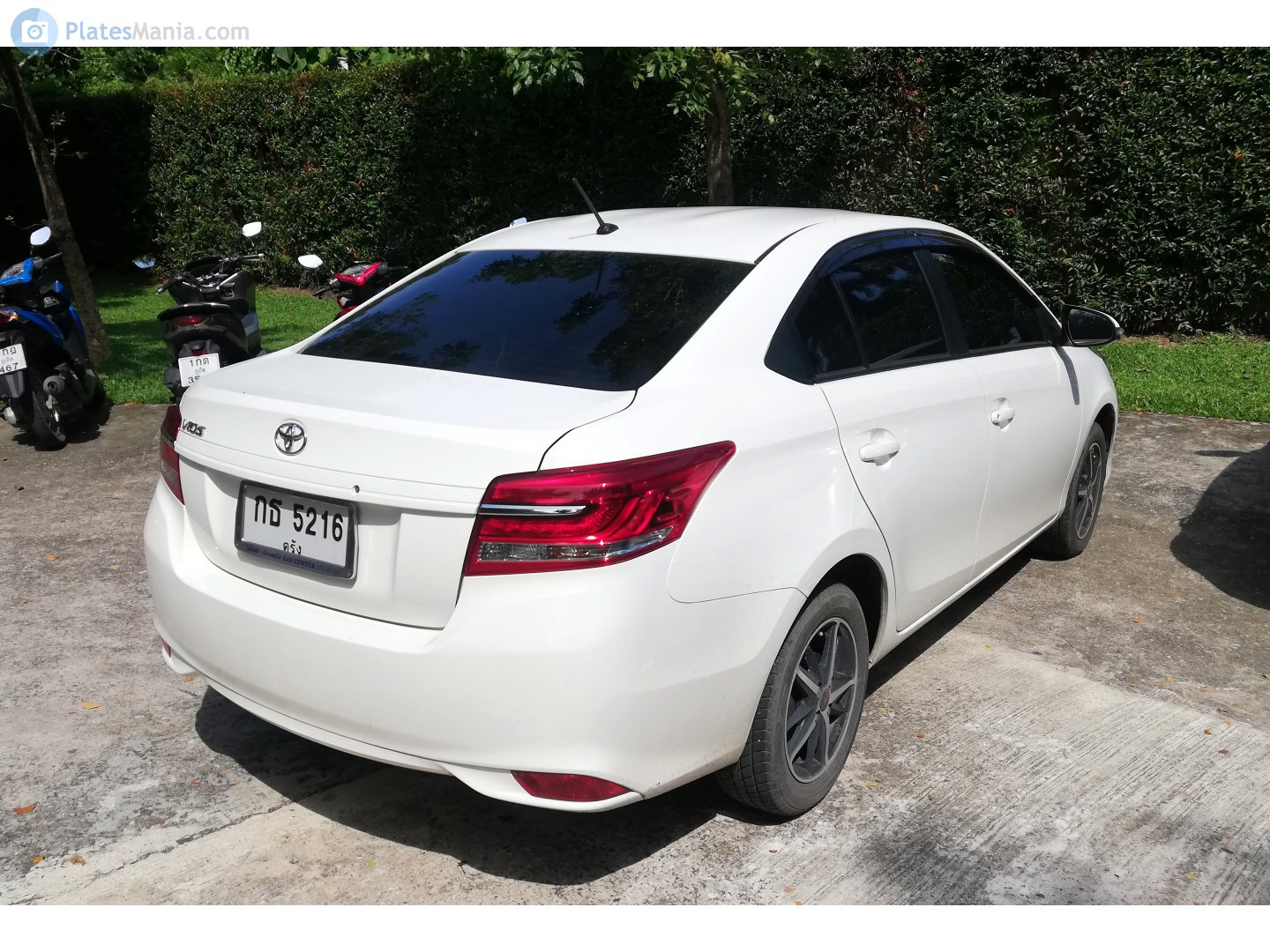 "กธ 5216" photos Toyota Vios. Thailand