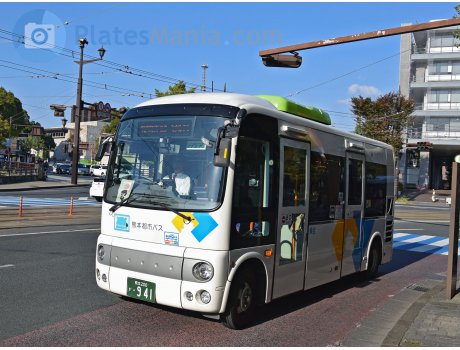 熊本 200 か 941, Hino Poncho (Kumamoto) License plate of Japan