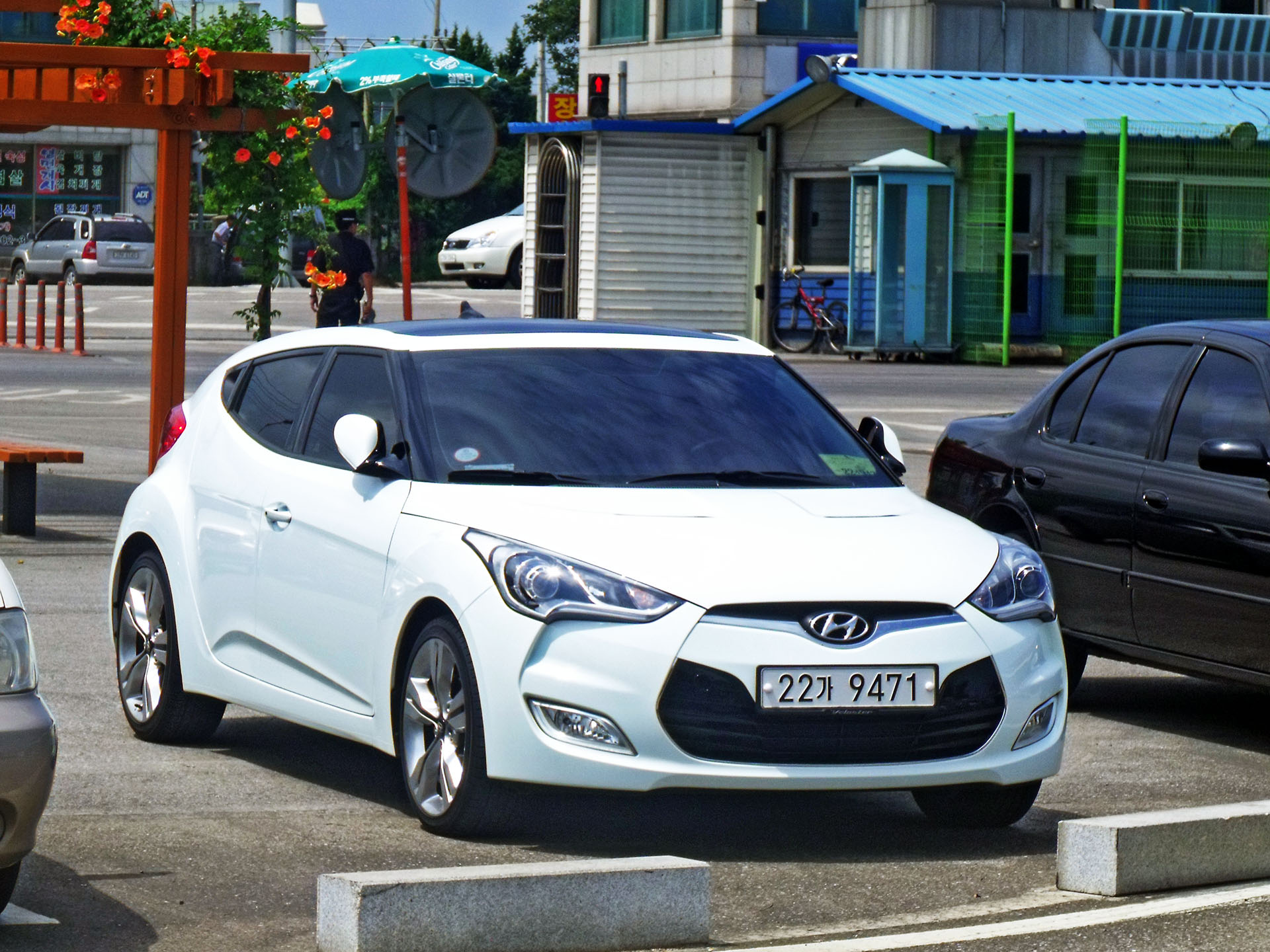 "22가 9471" photos Hyundai Veloster. South Korea