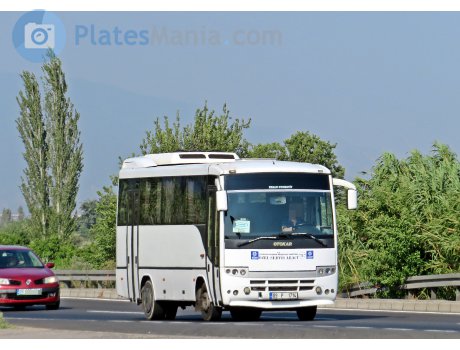 09 P 1714, Otokar Sultan (Aydın) License plate of Turkey