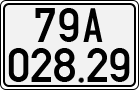 79A-028.29, Toyota Innova (Khánh Hòa Province) License plate of Vietnam
