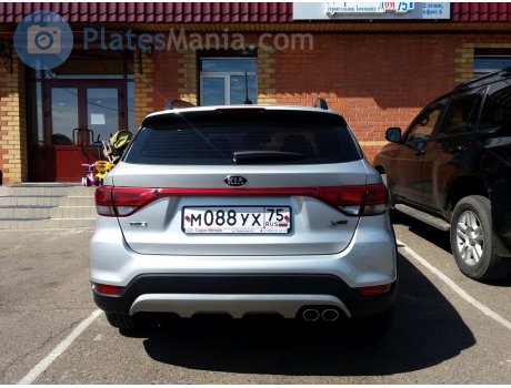 м088ух75, Kia Rio (Transbaikal (Zabaykalsky) Krai) License plate Russia