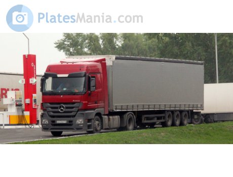 в653мм716, Mercedes-Benz Actros (Republic of Tatarstan) License plate ...