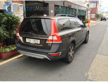 15오 1422, Volvo XC70 , License plate of South Korea