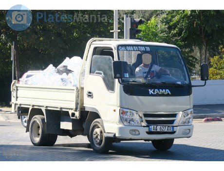 AA 627 AX, KAMA , License plate of Albania