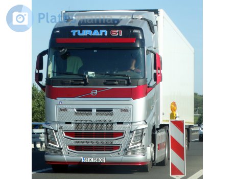 61 K 15800, Volvo FH (Trabzon) License plate of Turkey