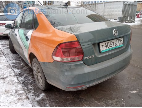 т405тв799, Volkswagen Polo (Moscow City) License plate Russia