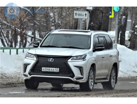 а046аа42, Lexus LX (Kemerovo Oblast) License plate Russia