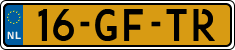 16-GF-TR, Opel Corsa , License plate of the Netherlands