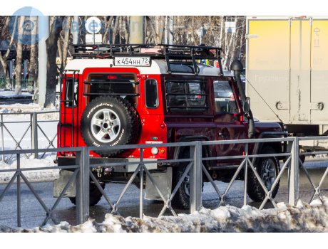 к454нн72, Land Rover Defender (Tyumen Oblast) License plate Russia