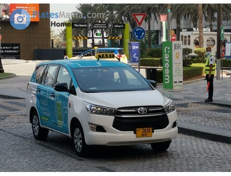 3820, Toyota Innova (Dubai) License plate of the UAE