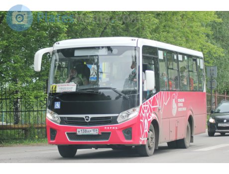 н138ар159, PAZ 3203/3204 (Perm Krai) License plate Russia