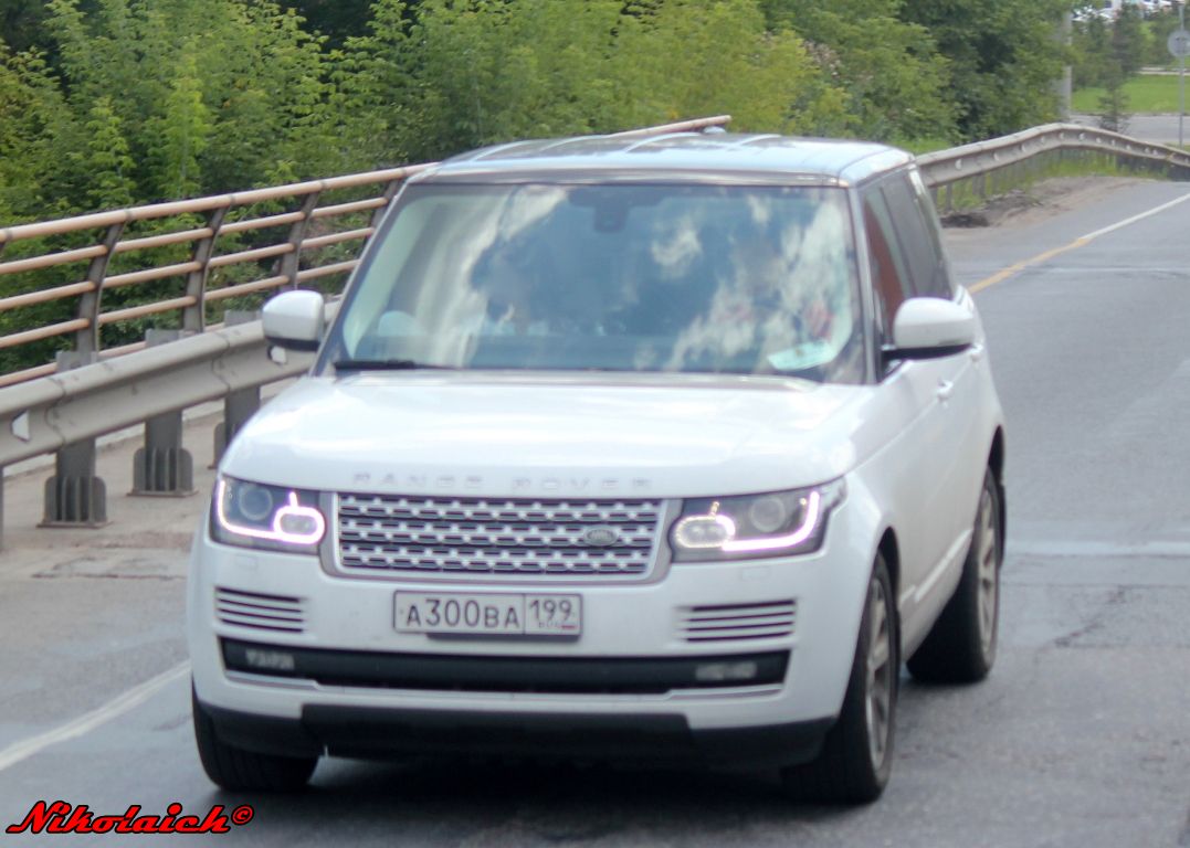 "а 300 ва 199" photos Land Rover Range Rover. Russia