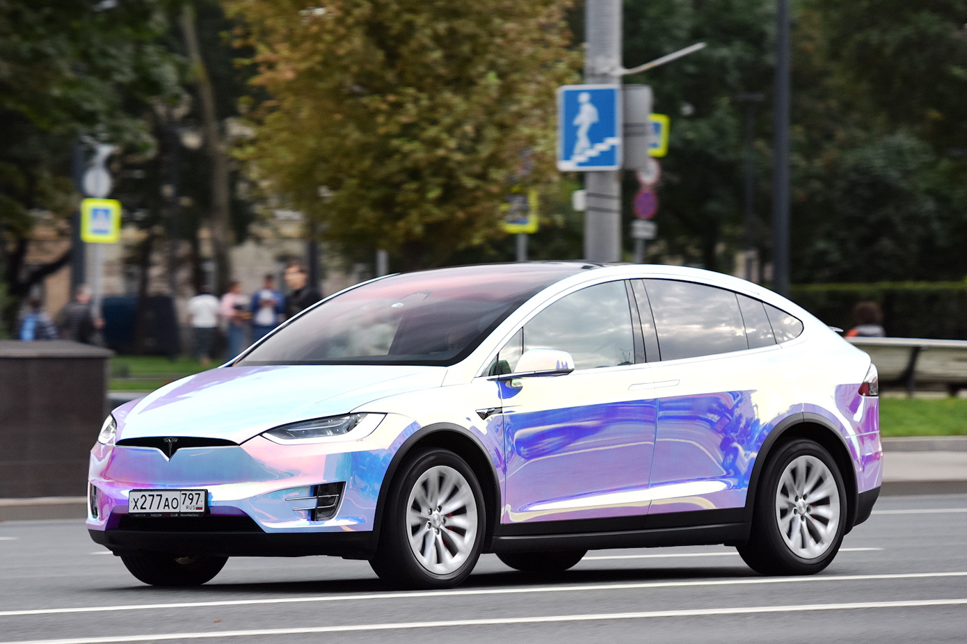 "х 277 ао 797" photos Tesla Model X. Russia