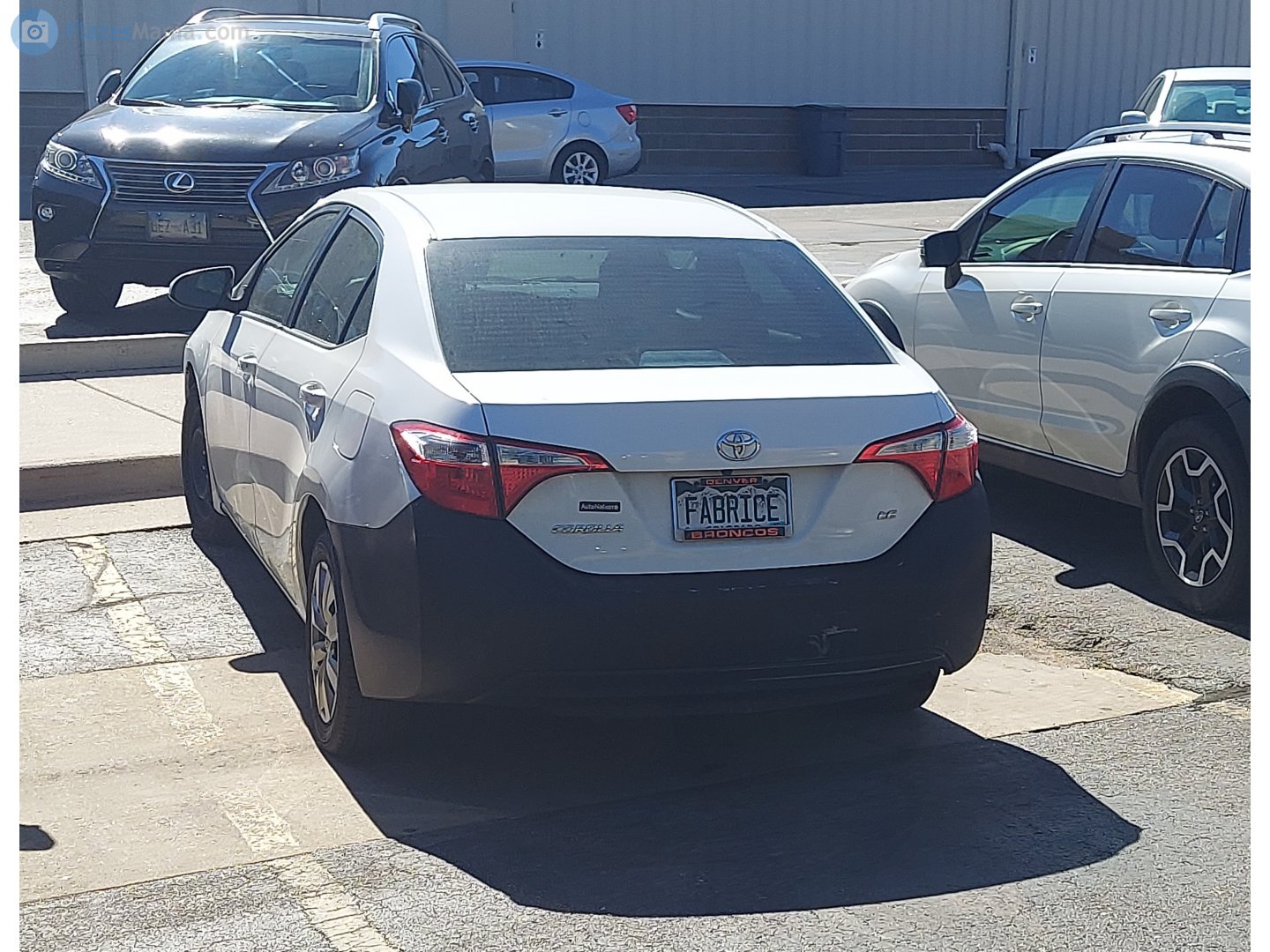 "FABRICE" photos Toyota Corolla. USA