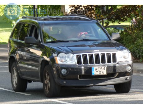 AE54 TGF, Jeep Grand Cherokee (Peterborough) License plate of the ...