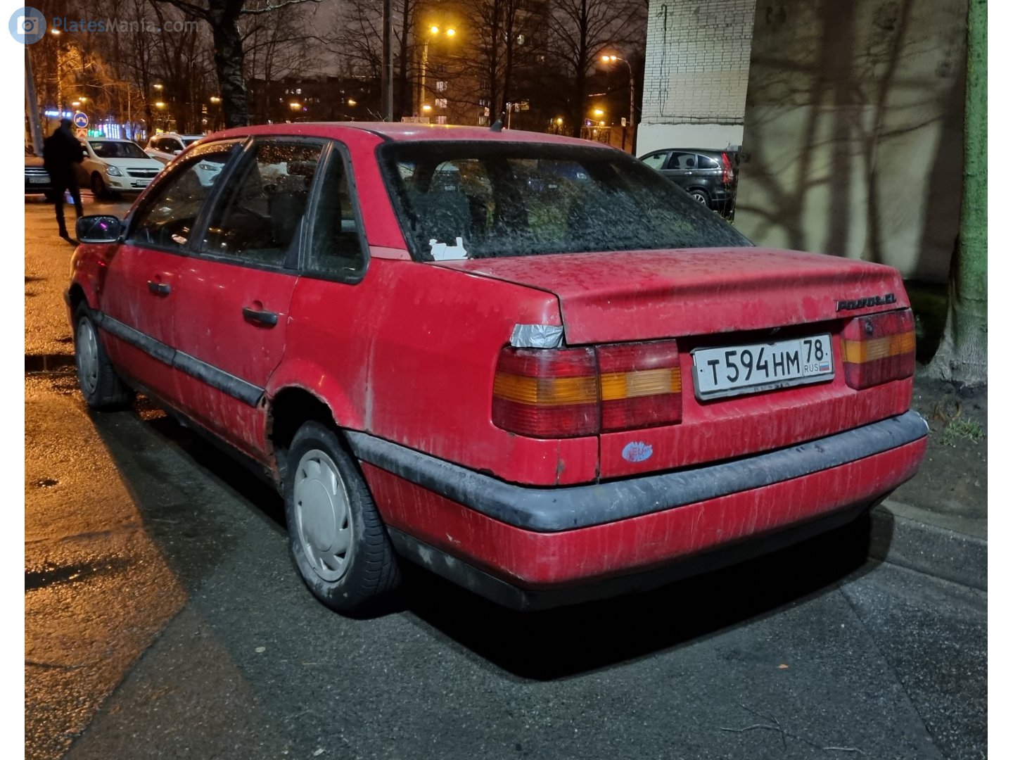 "т 594 нм 78" photos Volkswagen Passat. Russia