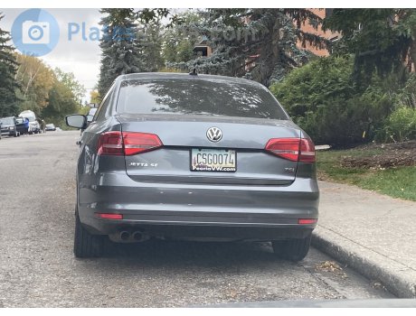 CSG0074, Volkswagen Jetta (Arizona) License plate of the USA